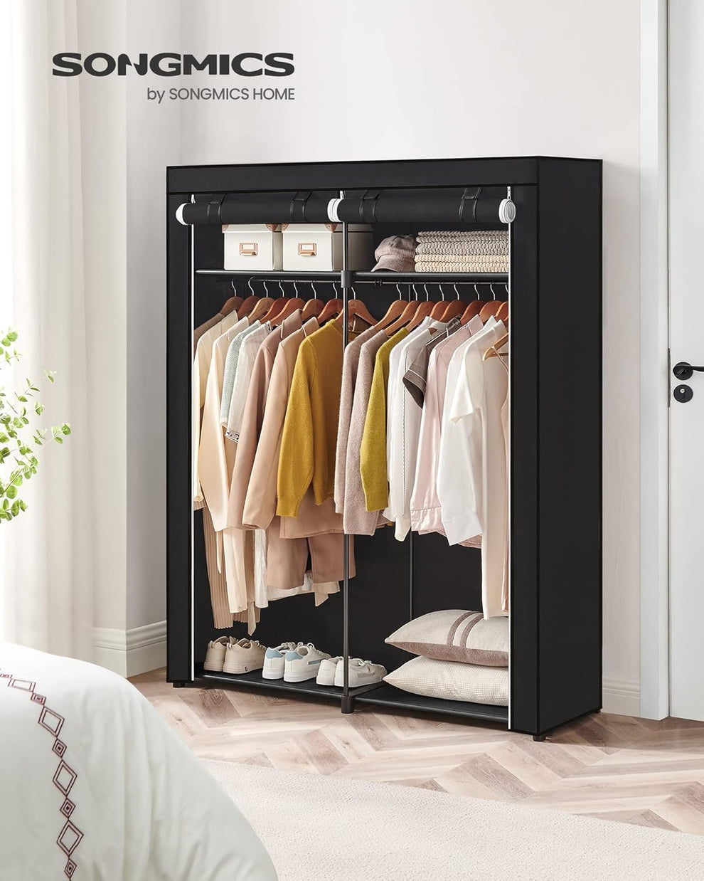 SONGMICS Wardrobe RYG02BK – Momayaz