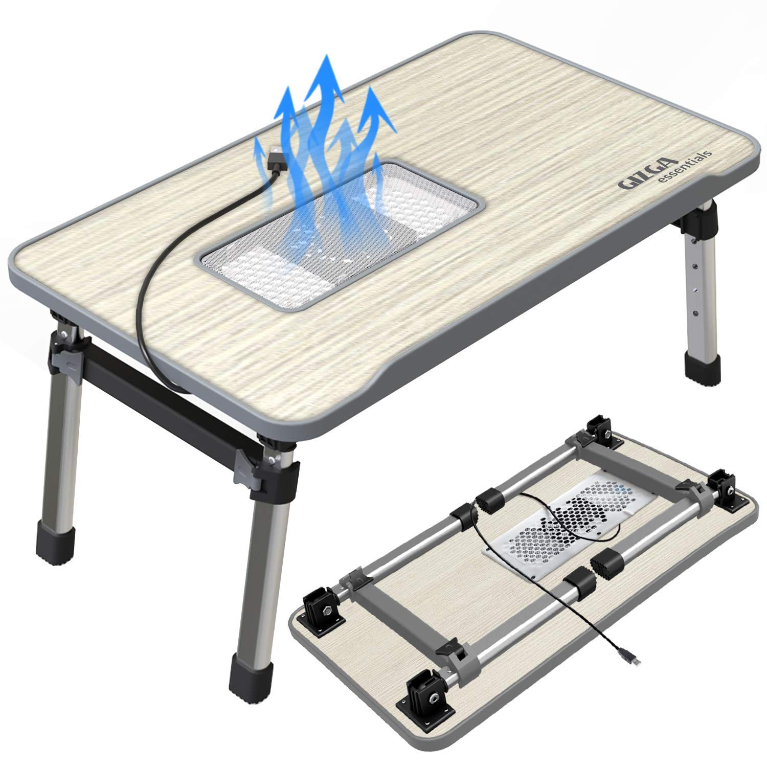Multi-Purpose Laptop Table with Cooling Fan – Momayaz