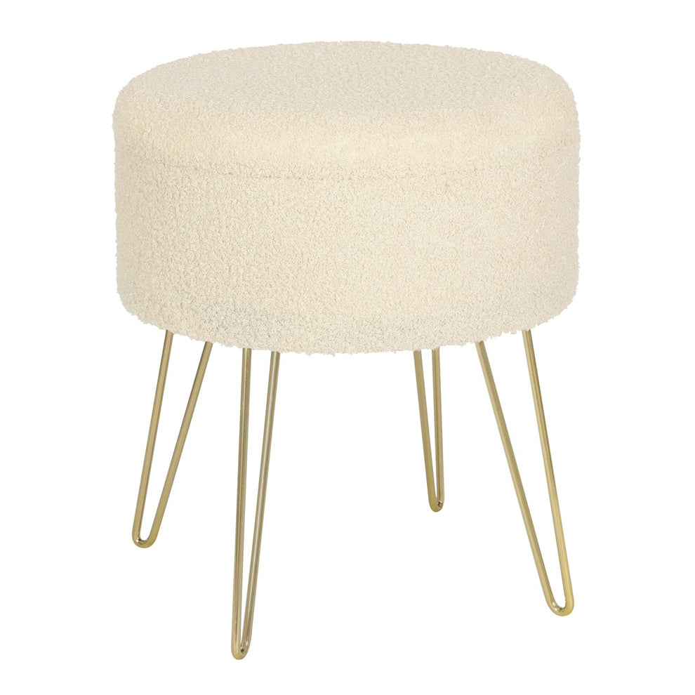 Round Pouf, Dressing Table – Momayaz