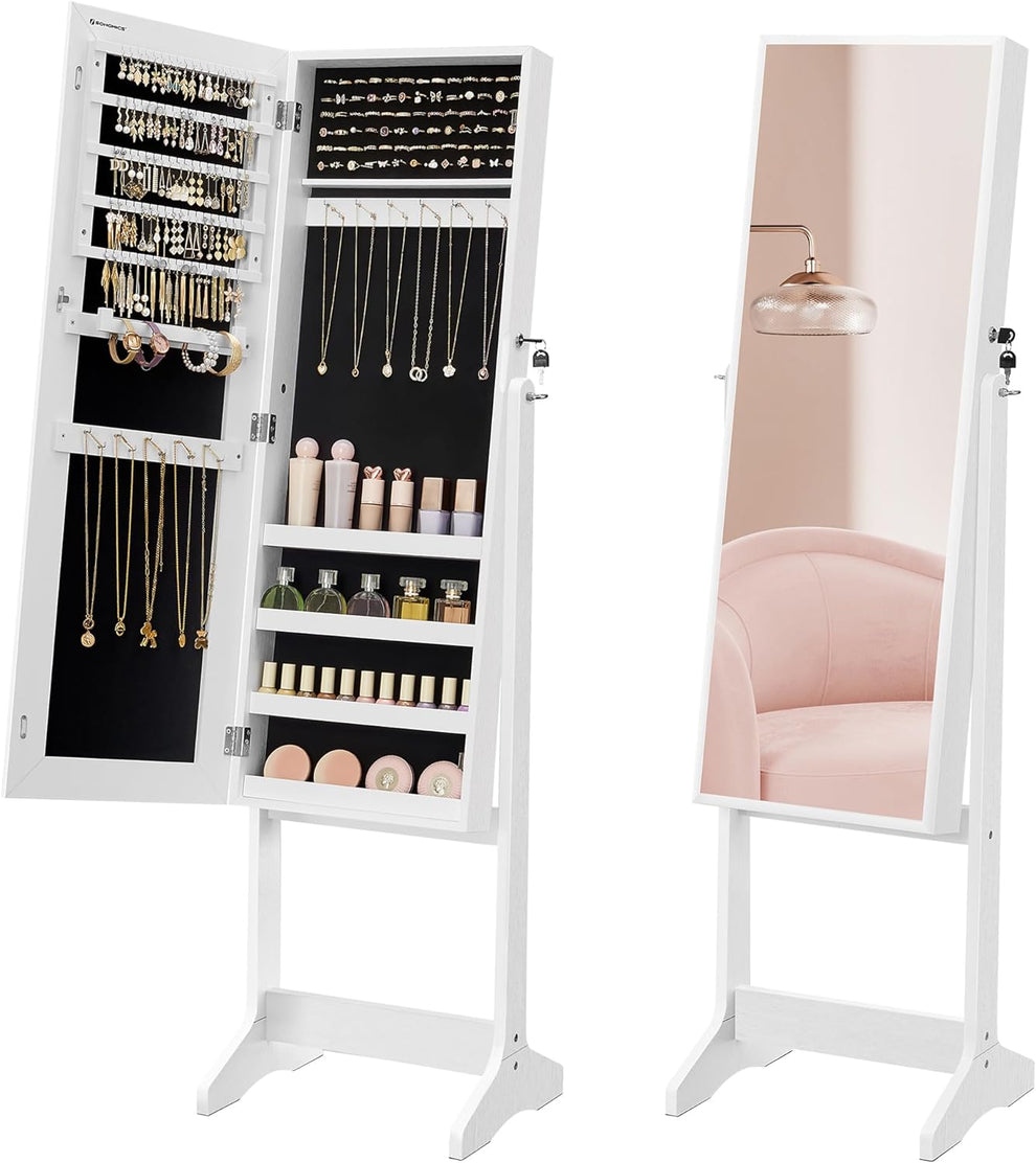 SONGMICS Mirror Jewellery Cabinet – Momayaz
